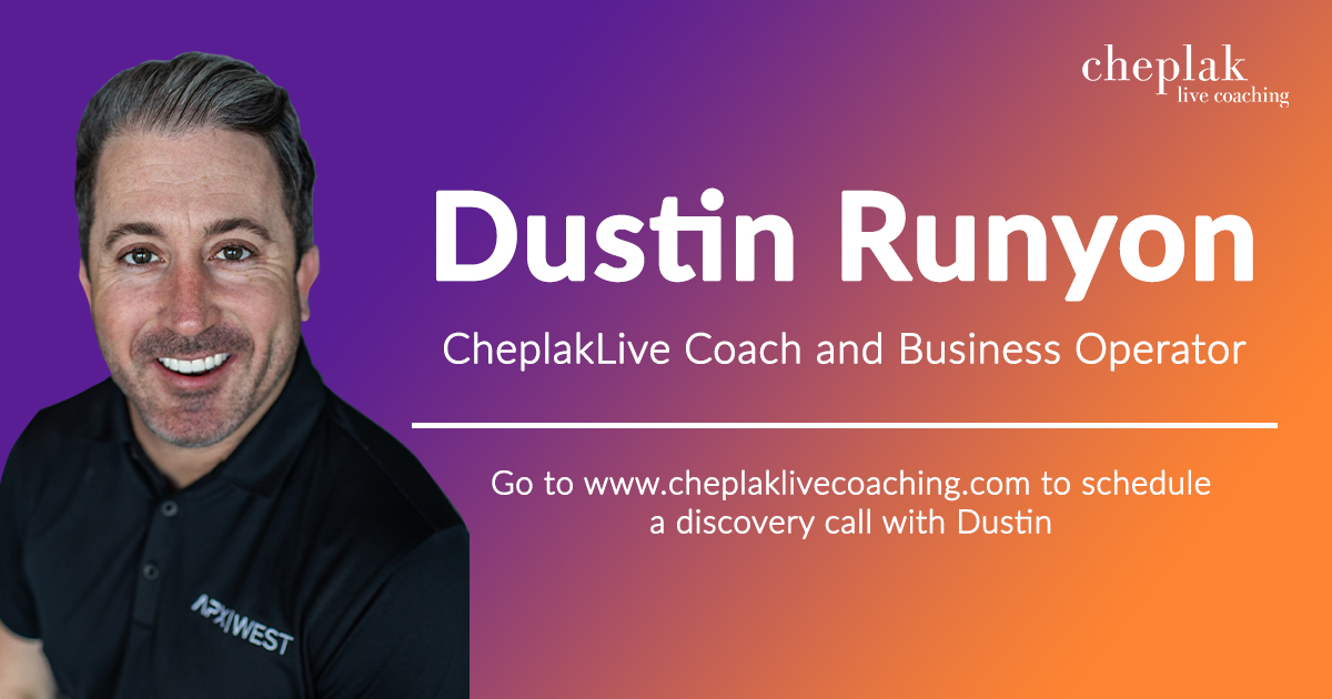 Live Elite Coach-Dustin Runyon| Cheplak Live Coaching
